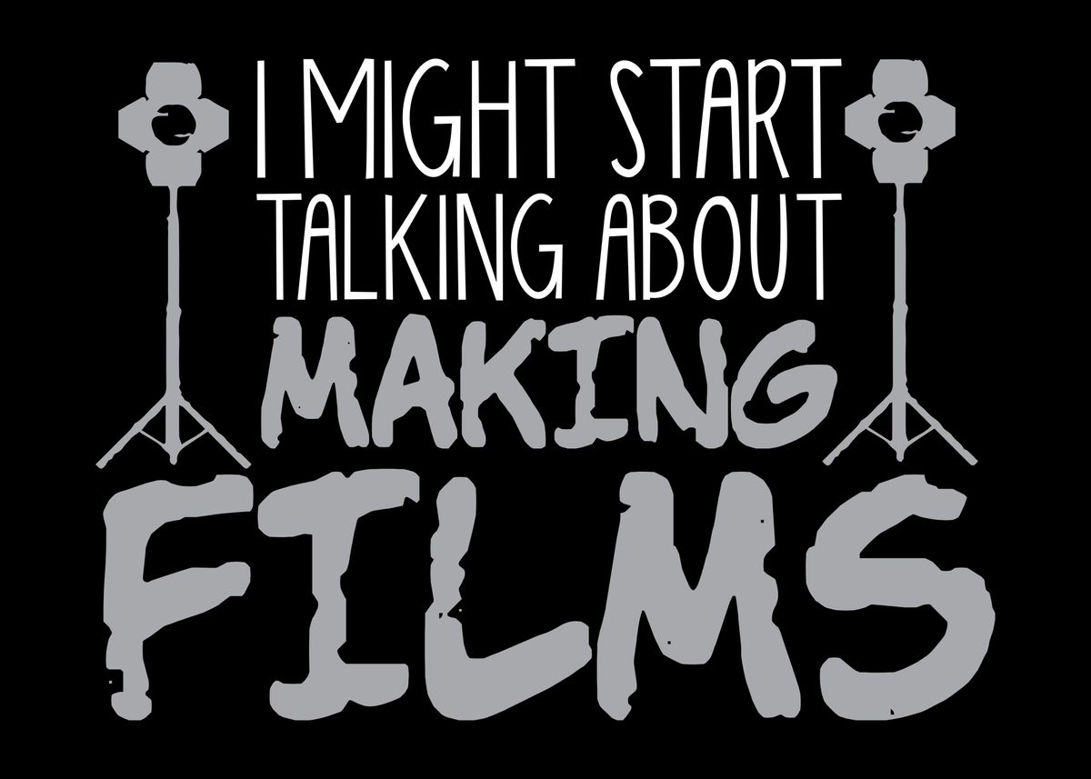 'Filmmaker Joke Director' Poster by DesignatedDesigner | Displate