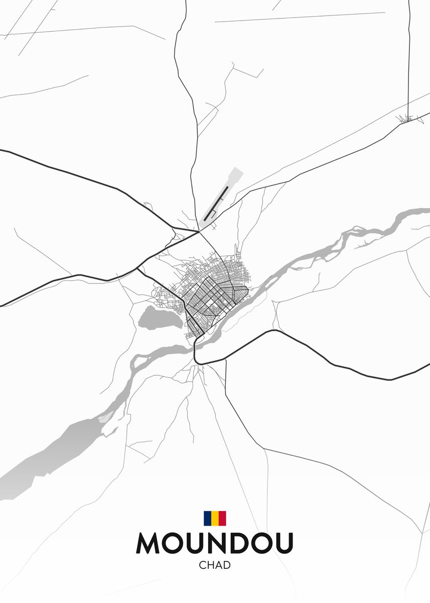 'Moundou TD' Poster by IMR Designs | Displate