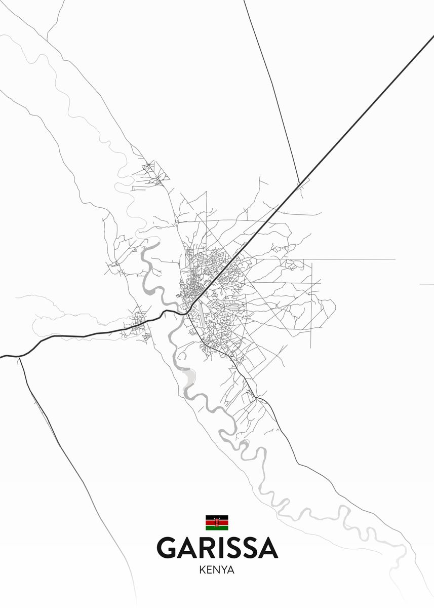 'Garissa KE' Poster by IMR Designs | Displate