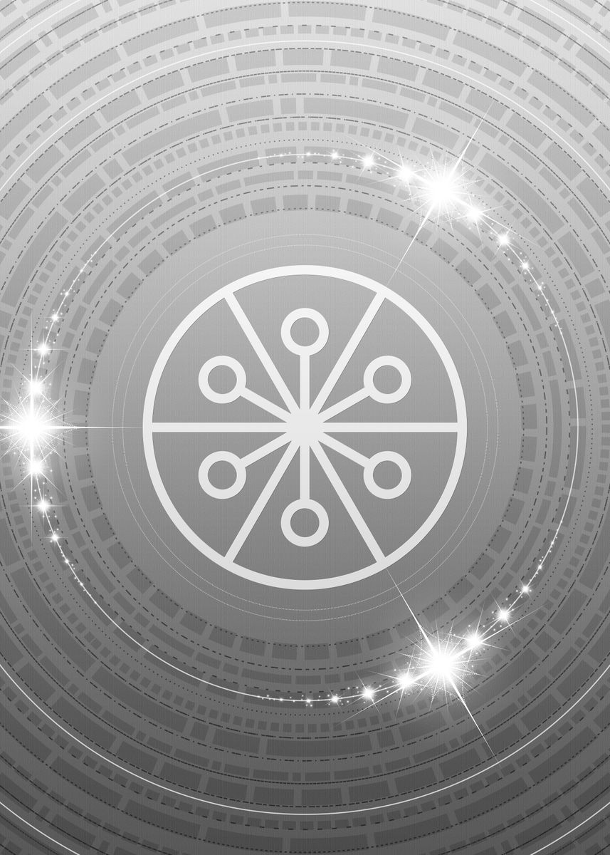 'Magic Glyph Circle Rune' Poster, picture, metal print, paint by Holy ...