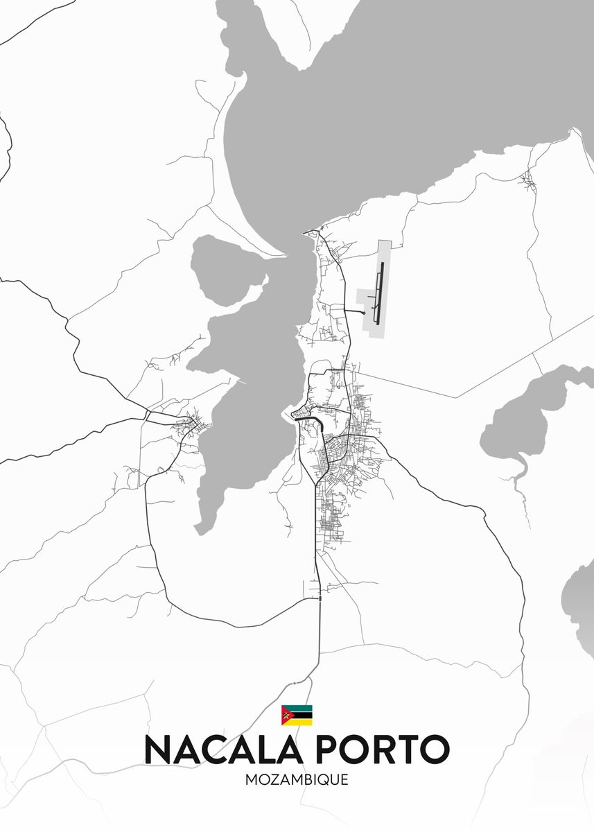 'Nacala Porto MZ' Poster, picture, metal print, paint by IMR Designs ...