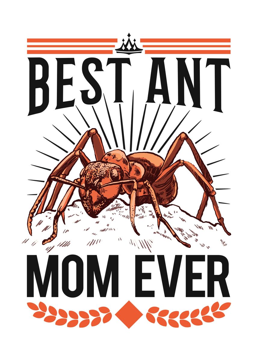 'Best Ant Mom Ever Farm' Poster by FavoritePlates | Displate