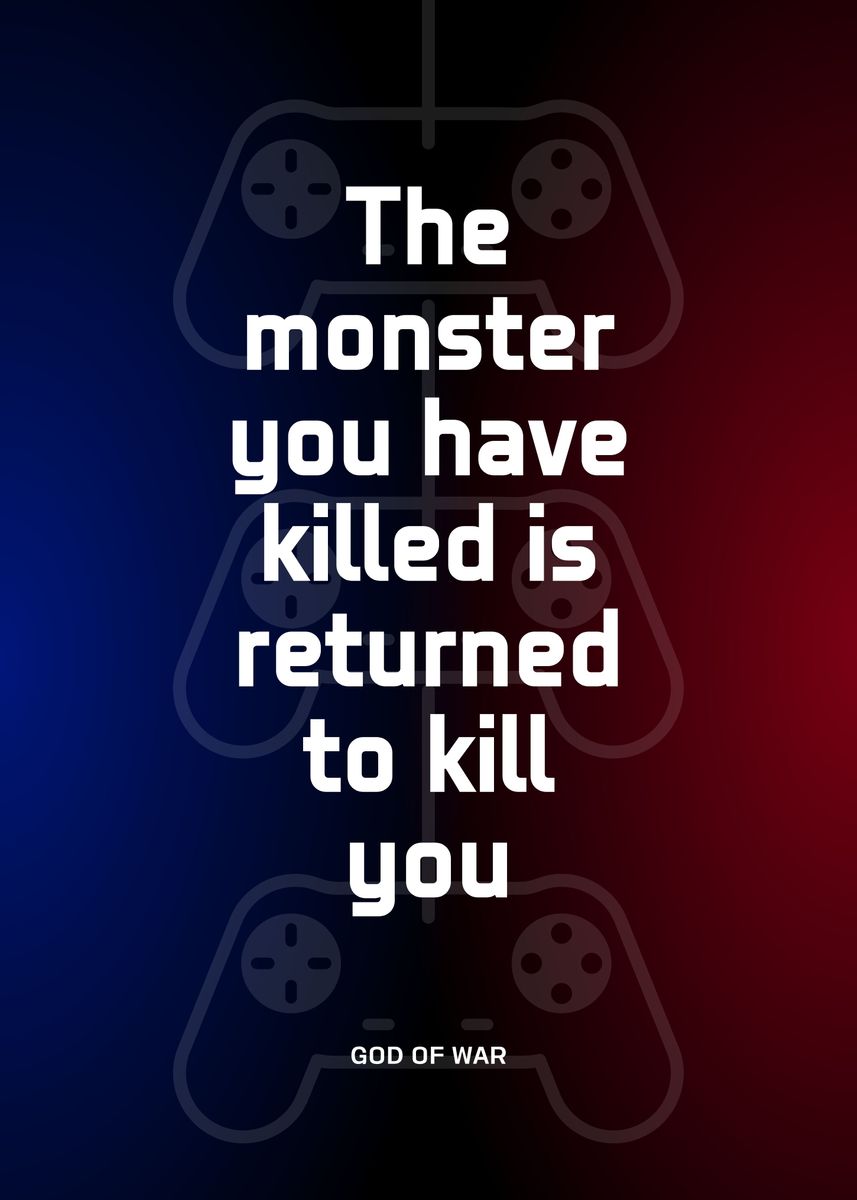 'Gaming Quotes 19' Poster, picture, metal print, paint by Ziartz Poster ...