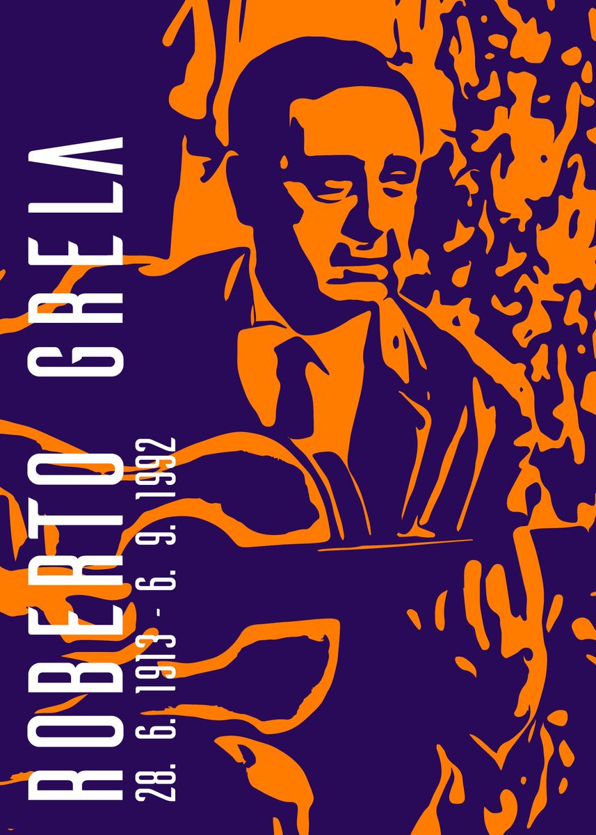 'Roberto Grela' Poster, picture, metal print, paint by Petra ...