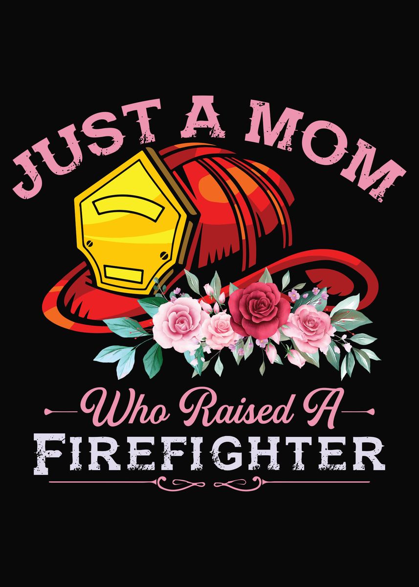 'Firefighter Fireman Fire' Poster, picture, metal print, paint by ...