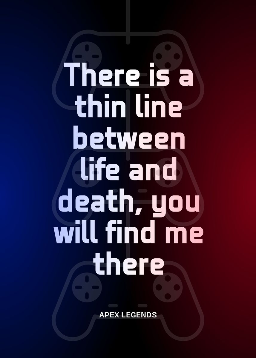 'Gaming Quotes 22' Poster, picture, metal print, paint by Ziartz Poster ...