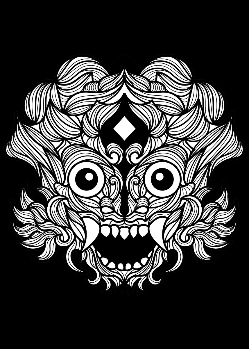 'Barong' Poster, picture, metal print, paint by Marco Schmidbauer ...