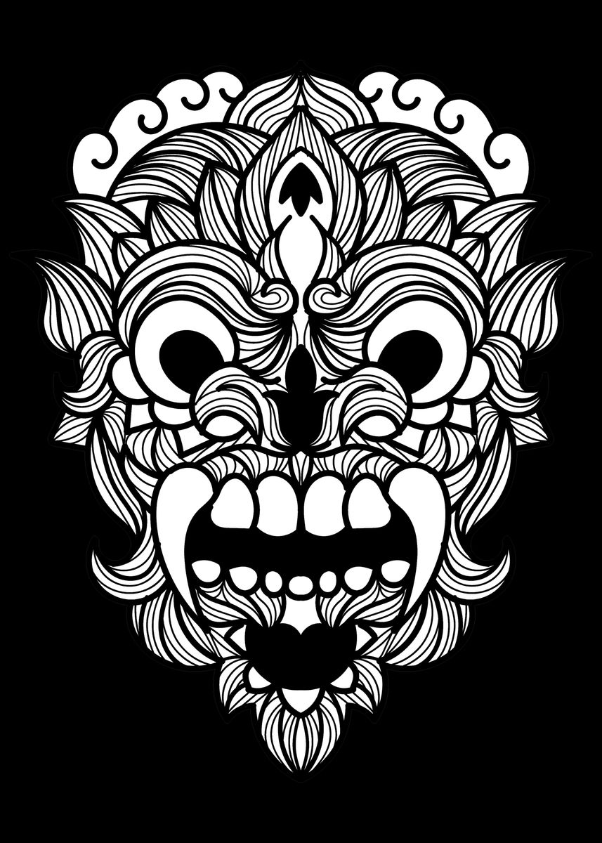 'Barong' Poster, picture, metal print, paint by Marco Schmidbauer ...