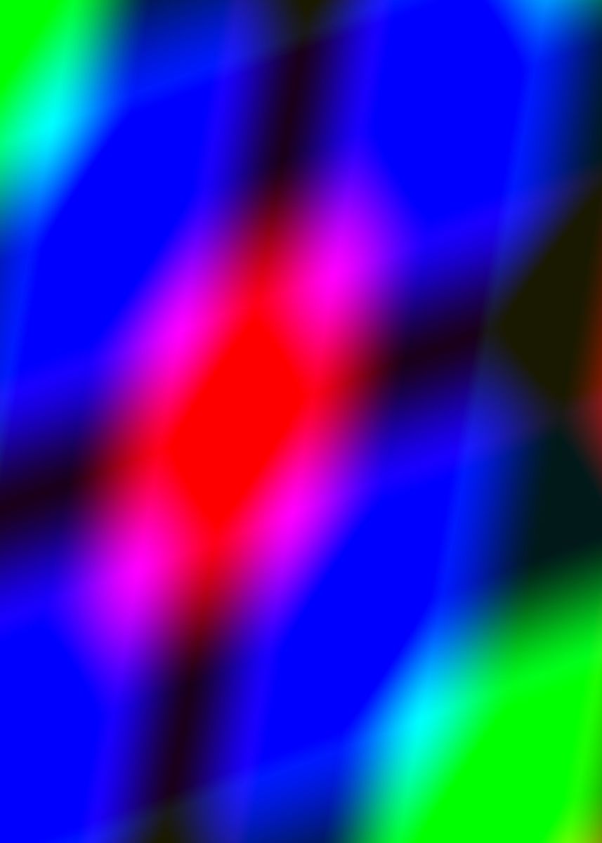 'RED BLACK GREEN ABSTRACT A' Poster by artistica | Displate