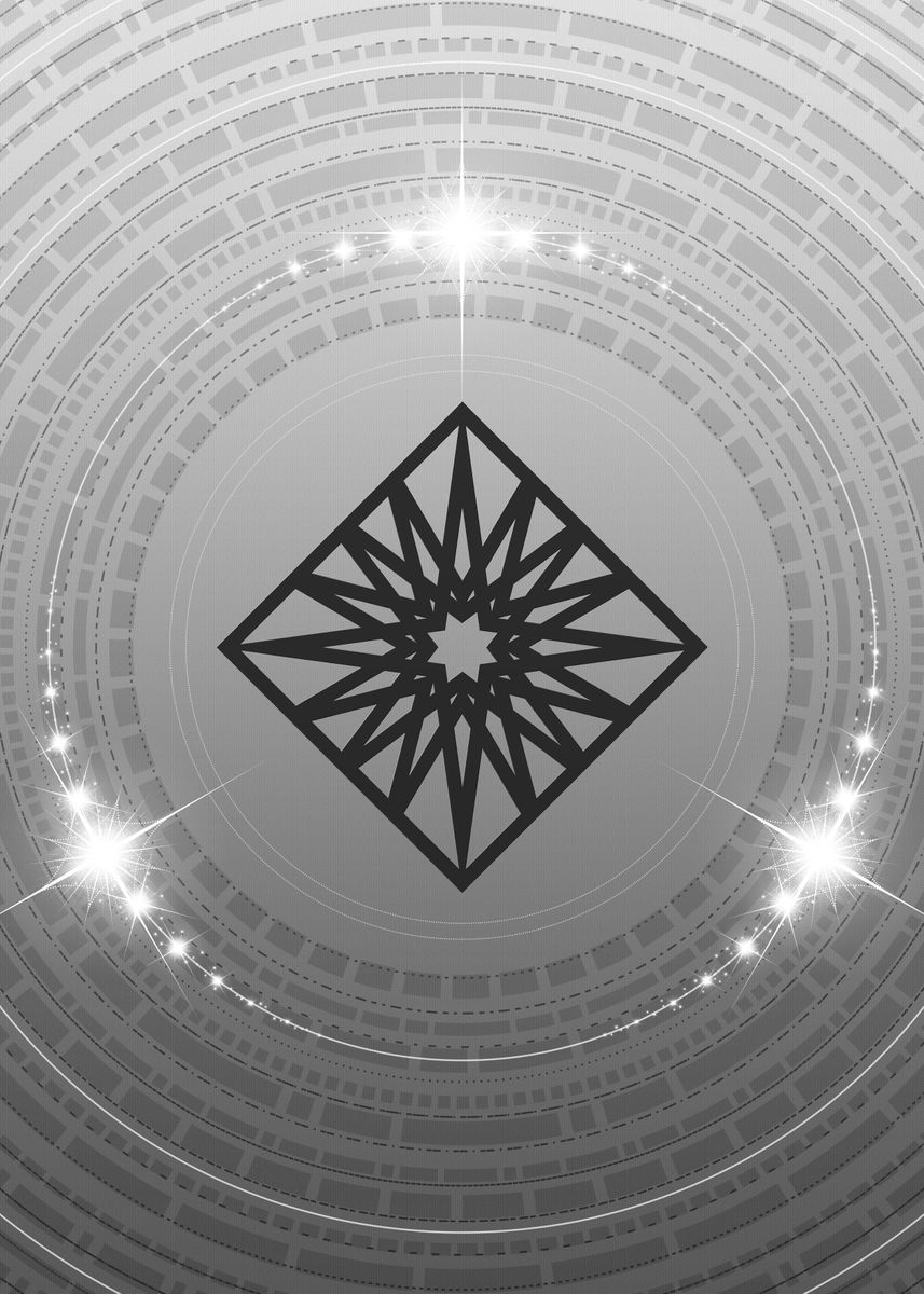 'Magic Glyph Circle Rune' Poster, picture, metal print, paint by Holy ...
