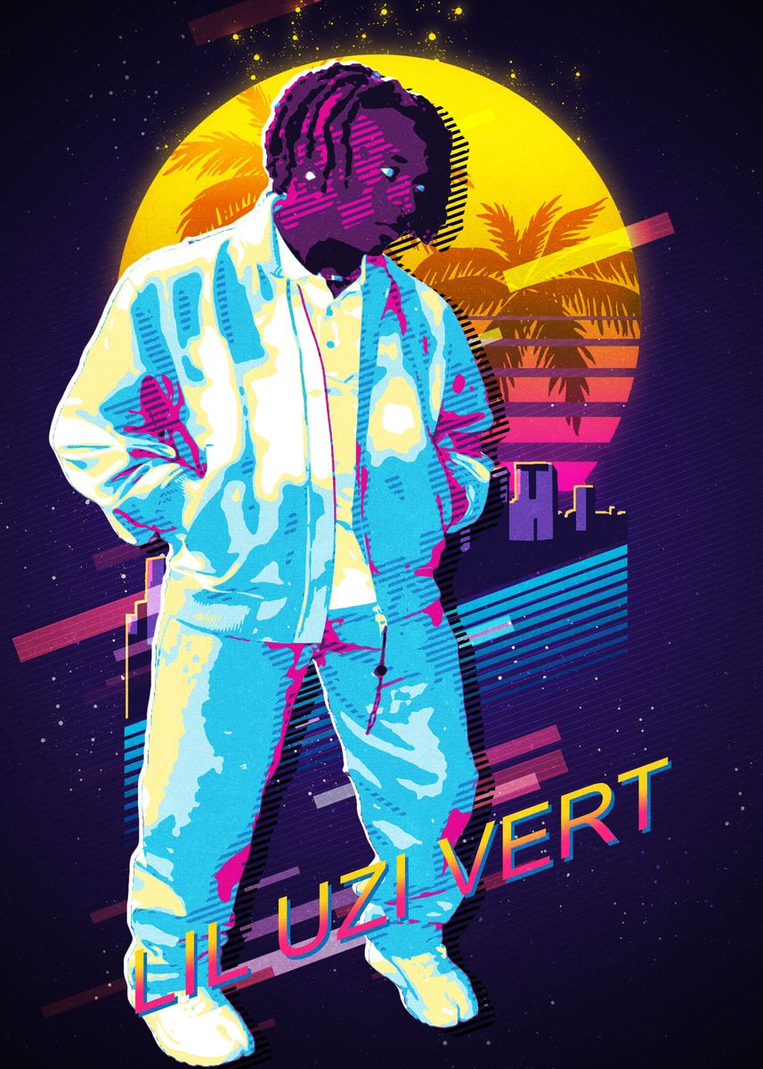'Lil Uzi Vert' Poster, picture, metal print, paint by Trending Poster ...