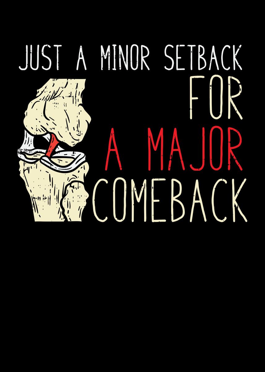 'Just A Minor Setback For A' Poster by Uwe Seibert | Displate