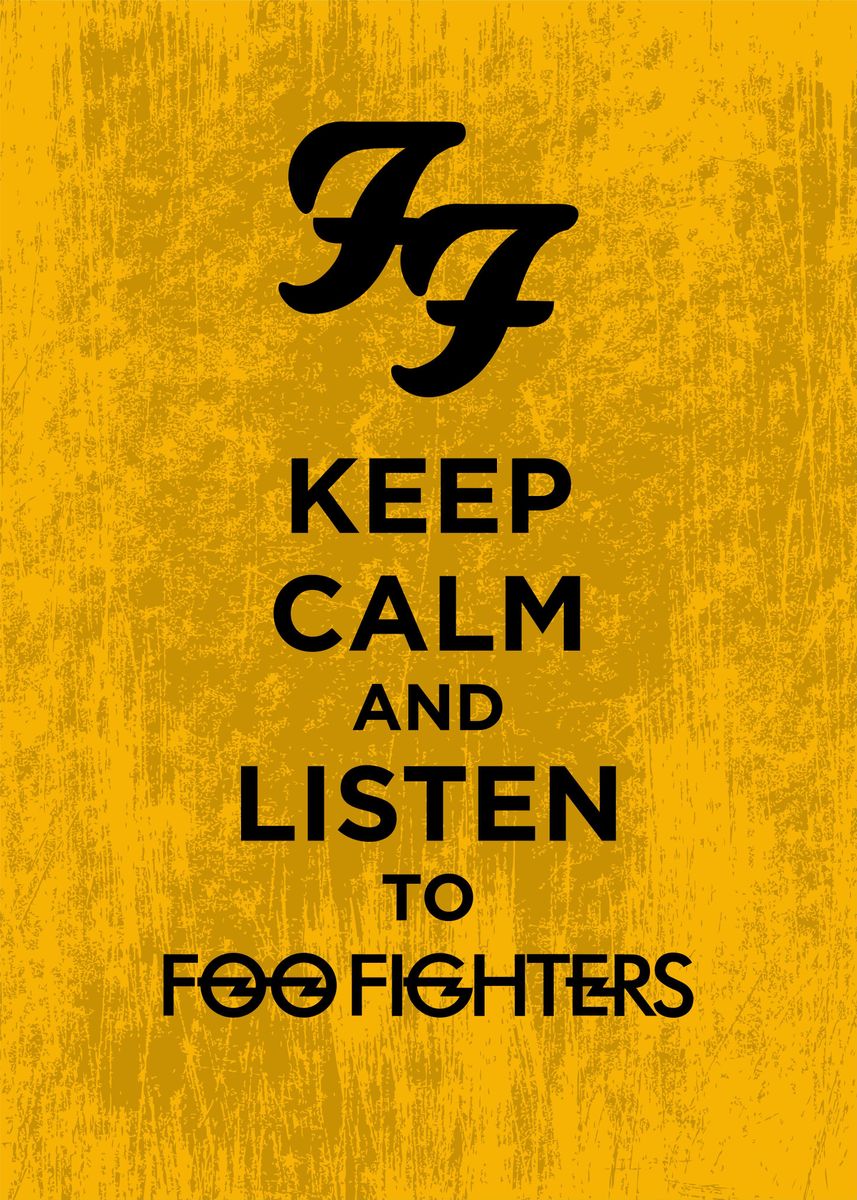 'Keep calm and listen music' Poster, picture, metal print, paint by Top ...