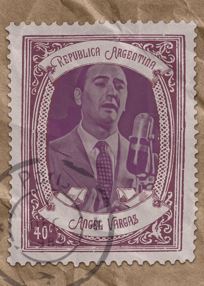 'Angel Vargas' Poster by Petra Rommelfanger | Displate