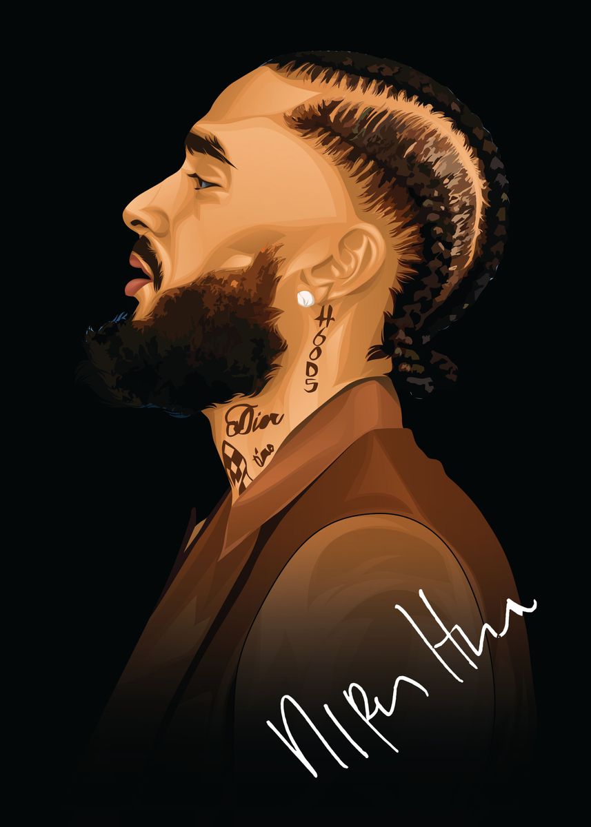 'Rapper' Poster by G Design | Displate