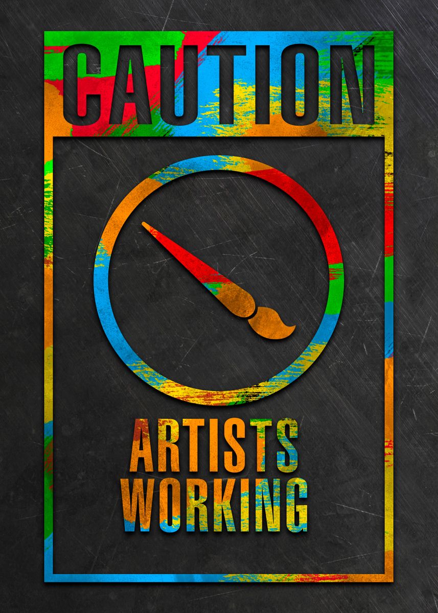 'artists' Poster by Ray Diaz | Displate