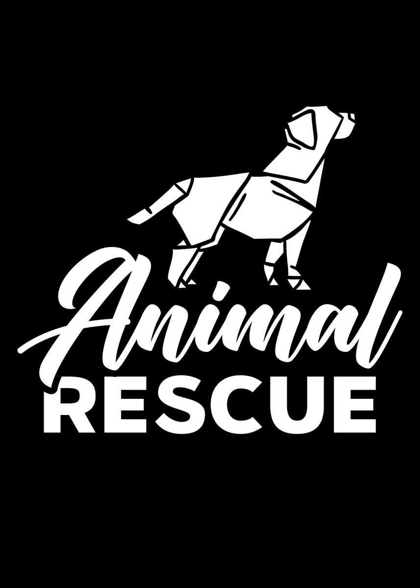 'Animal Rescue' Poster, picture, metal print, paint by dr3designs ...
