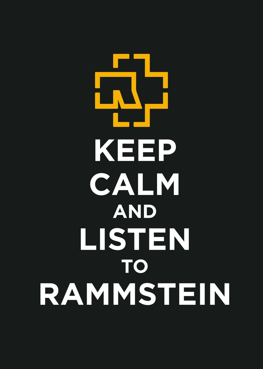 'keep calm and listen music' Poster, picture, metal print, paint by Top ...