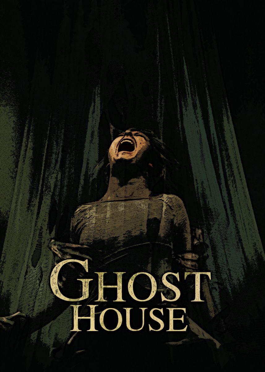 'ghost house' Poster, picture, metal print, paint by Gondrong Ndeso ...