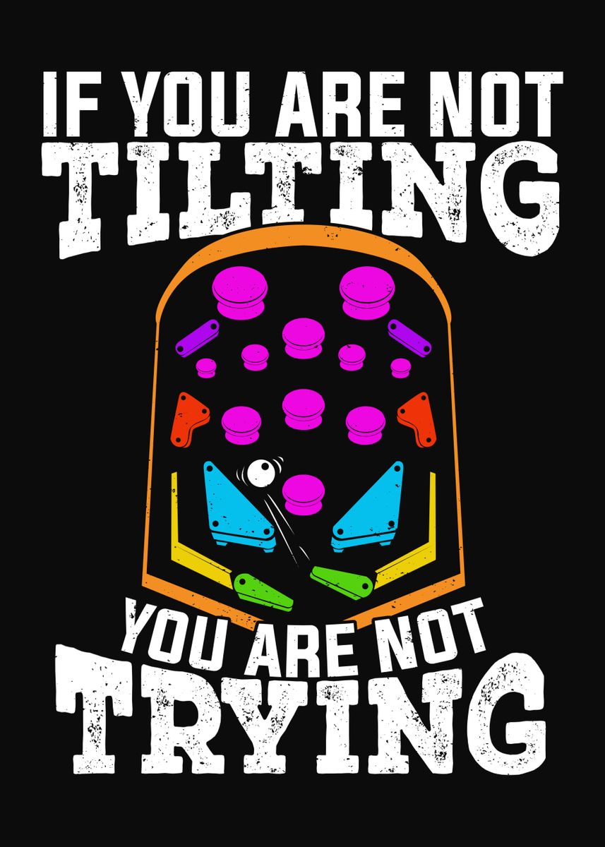 'Pinball Machine Design' Poster by Marcel Doll | Displate