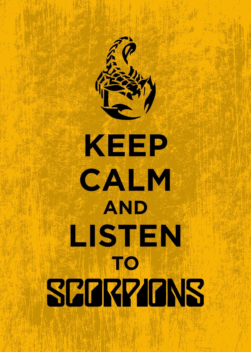 'keep calm and listen music' Poster, picture, metal print, paint by Top ...