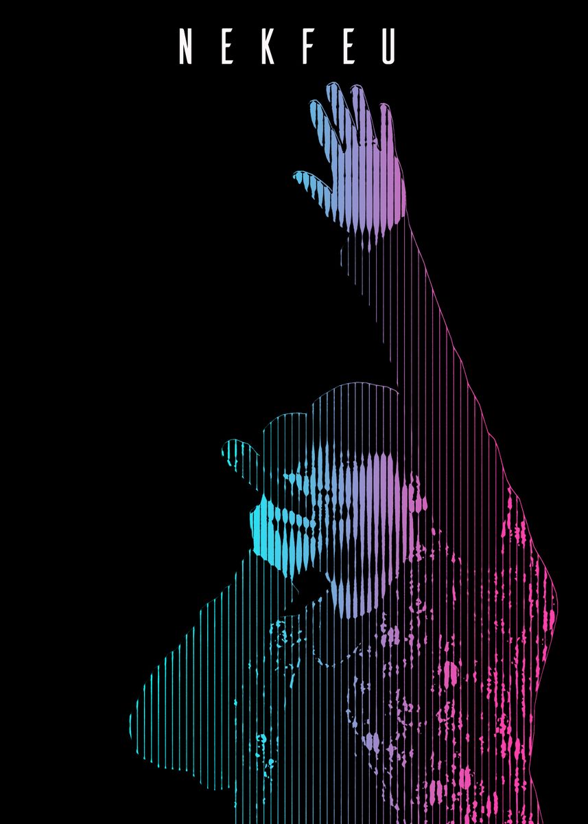 'NEKFEU' Poster, picture, metal print, paint by Daisuke Miftah | Displate