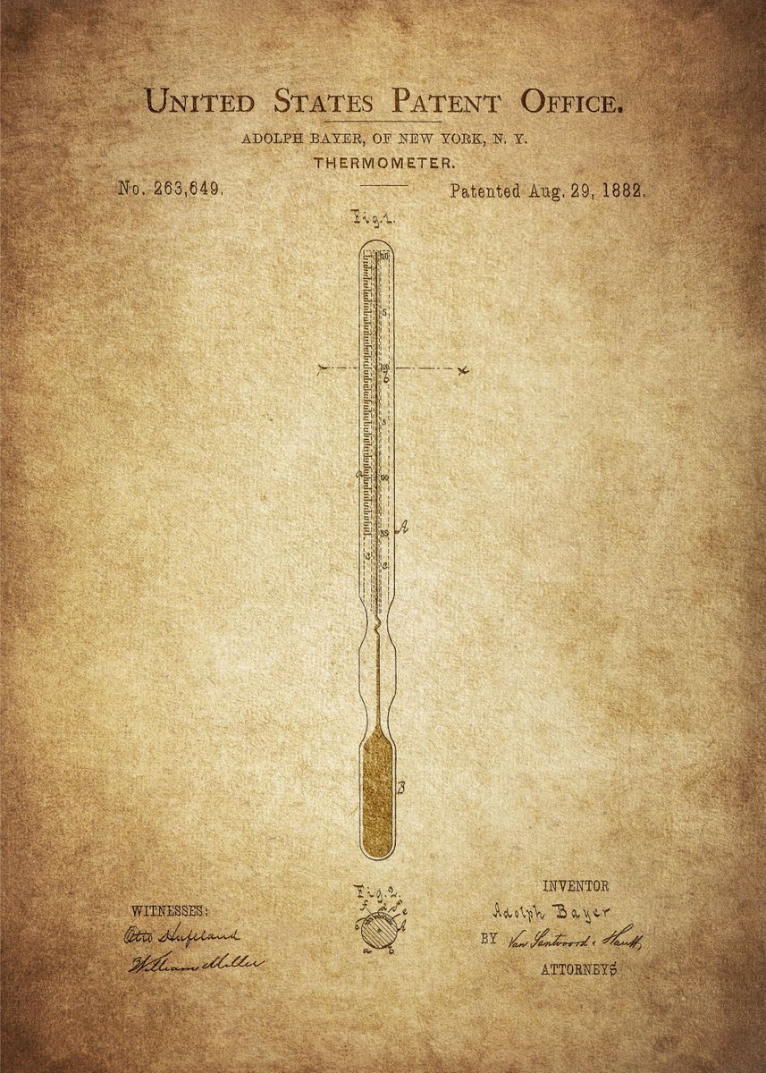 'Patent' Poster, picture, metal print, paint by BigBaby | Displate