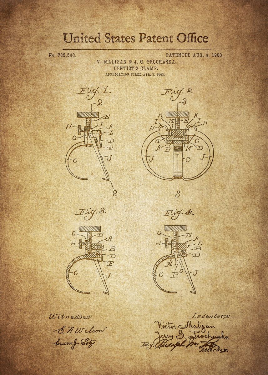 'Patent' Poster by BigBaby | Displate