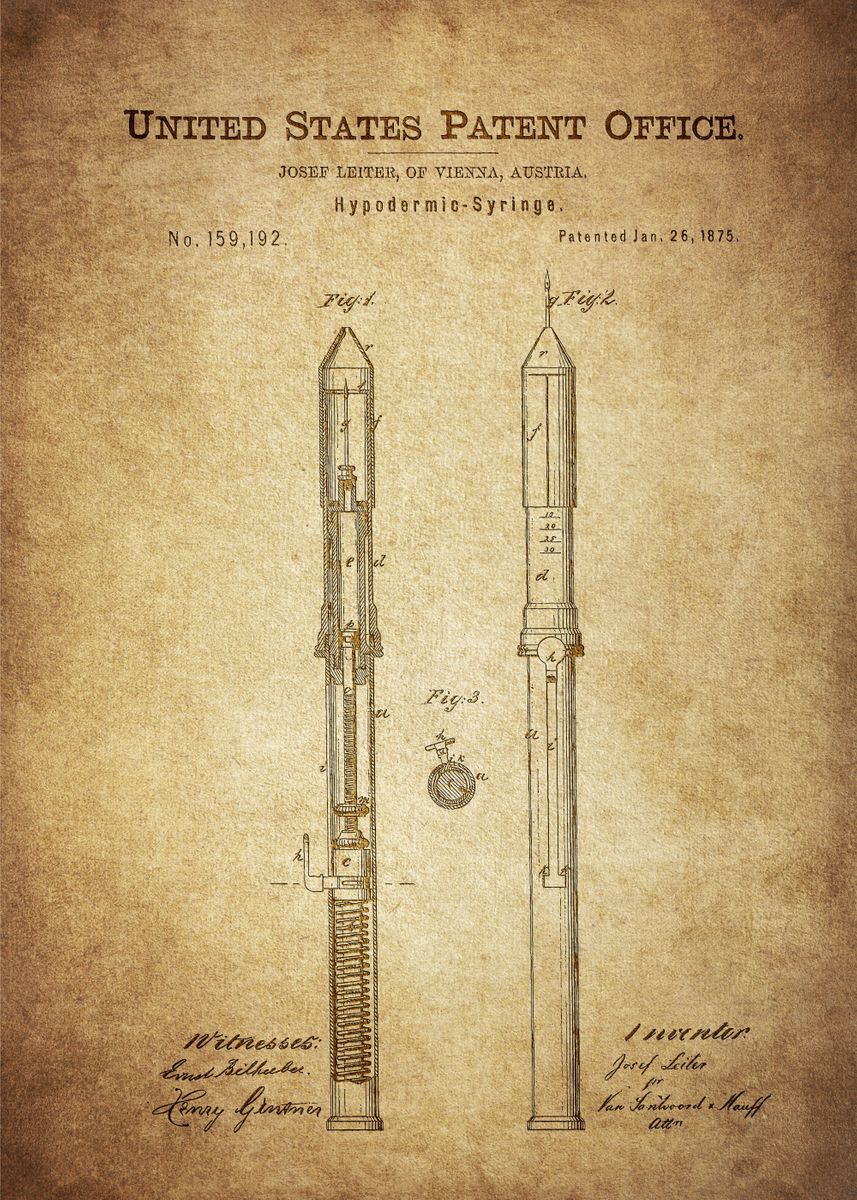 'Patent' Poster by BigBaby | Displate