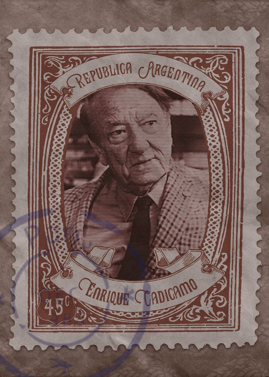 'Enrique Cadicamo' Poster by Petra Rommelfanger | Displate