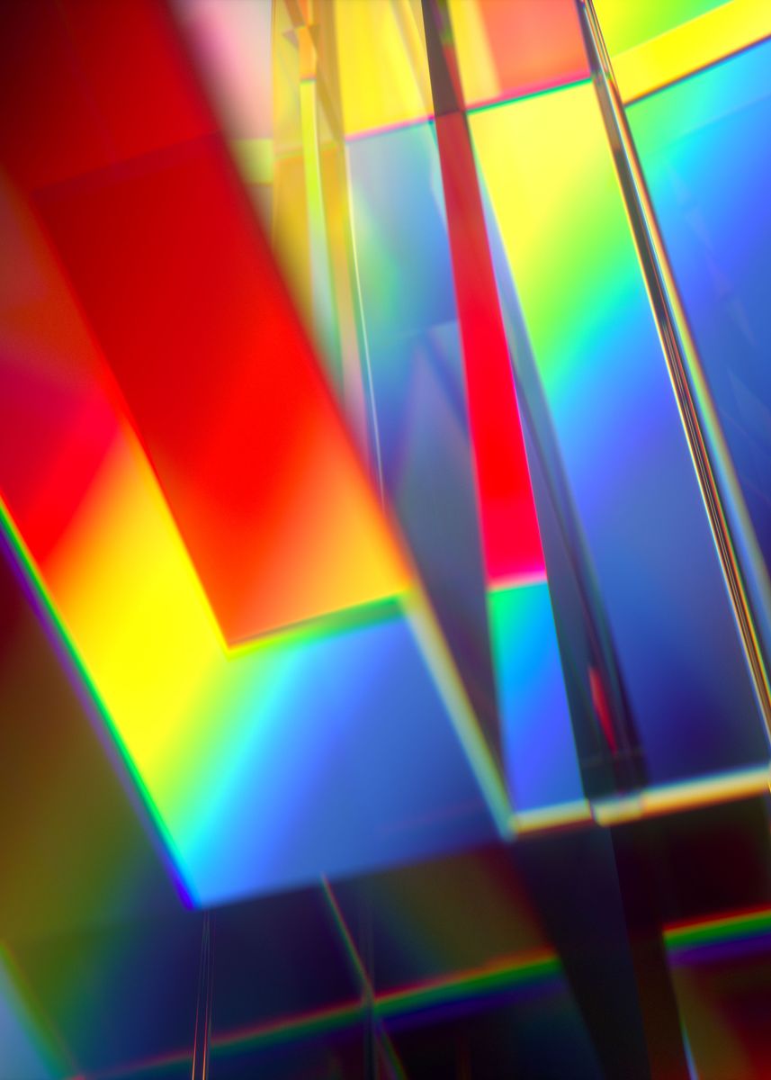 'Spectrum Abstract IX' Poster, picture, metal print, paint by Enchanted ...