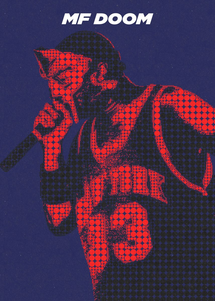 'mf doom' Poster, picture, metal print, paint by Bestselling cool ...