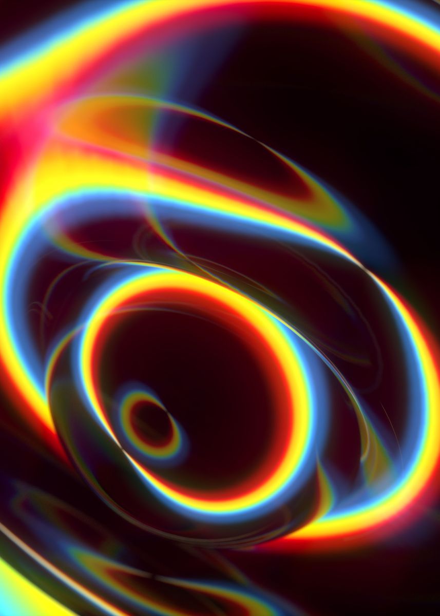 'Spectrum Abstract V' Poster by Enchanted Studios | Displate