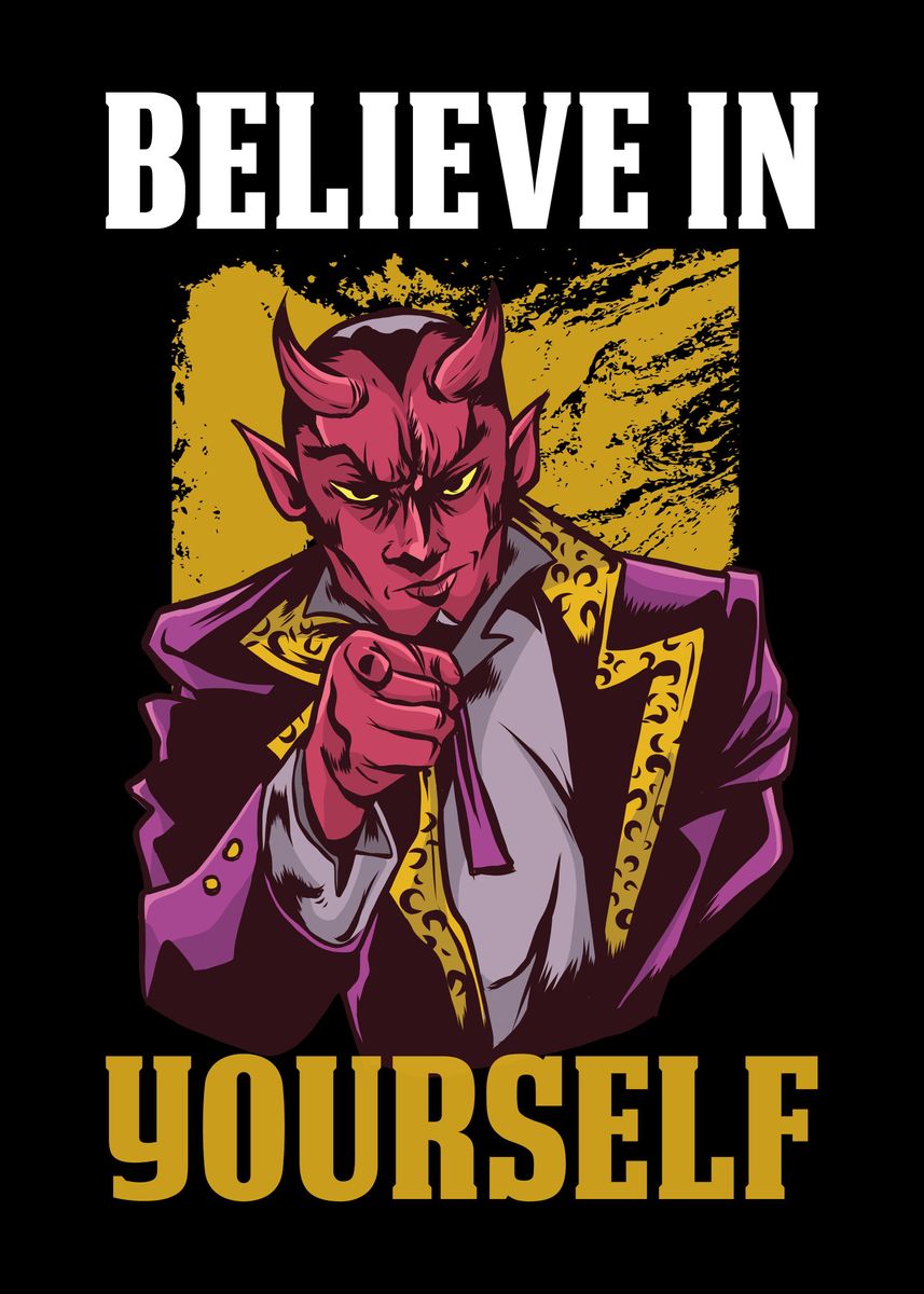 'Atheist Believe In' Poster, picture, metal print, paint by CatRobot ...