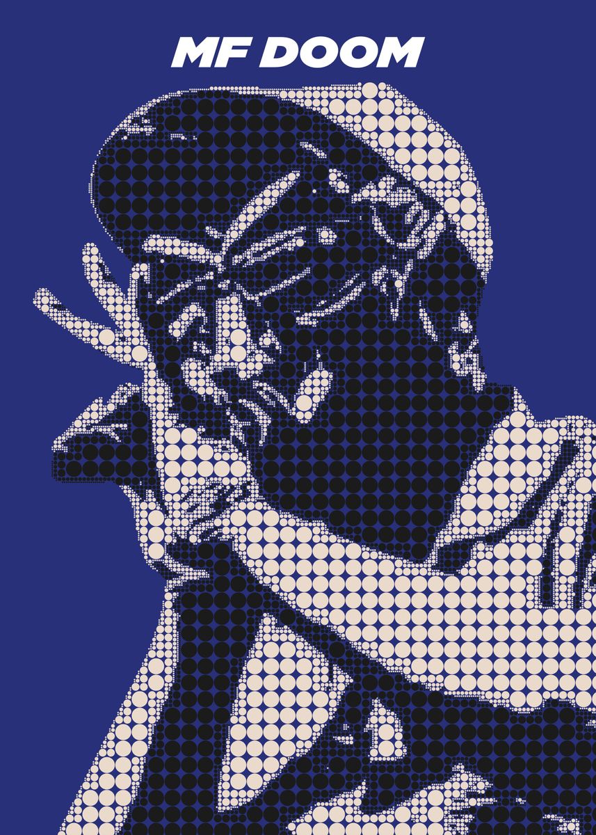 'mf doom' Poster, picture, metal print, paint by Bestselling cool ...