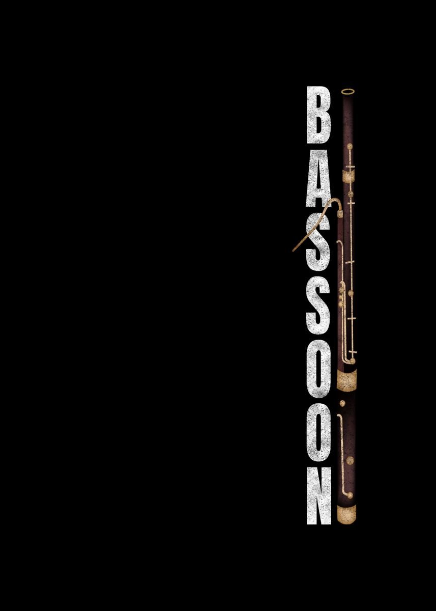 'Bassoon Instrument' Poster, picture, metal print, paint by Mooon ...