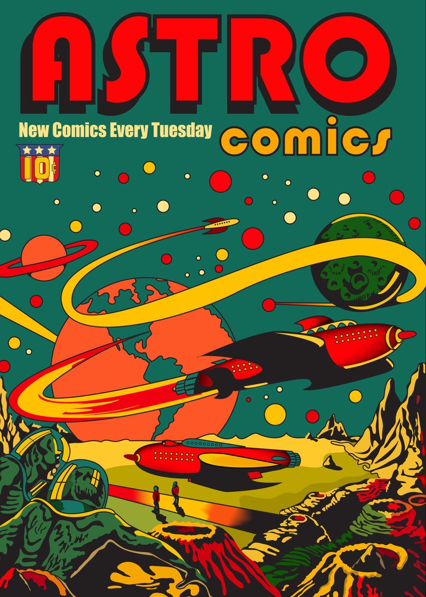 'Alien Planet' Poster by Long Shot | Displate