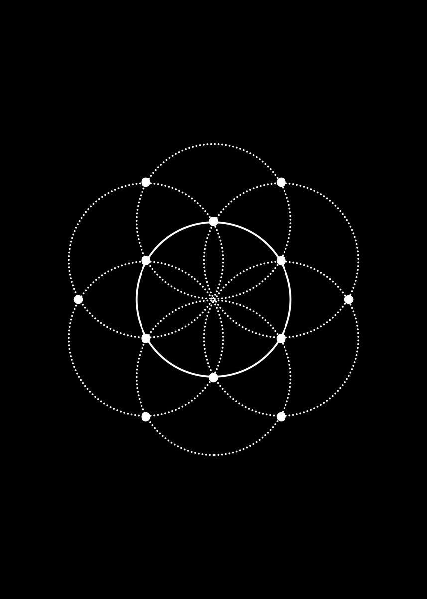 'Magic Glyph Circle Rune' Poster, picture, metal print, paint by Holy ...