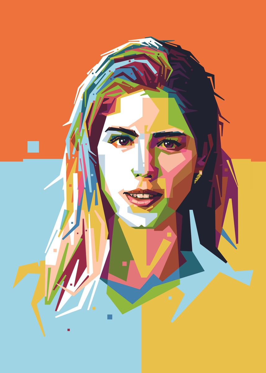 'beautiful girl' Poster, picture, metal print, paint by Hanabi Studio ...