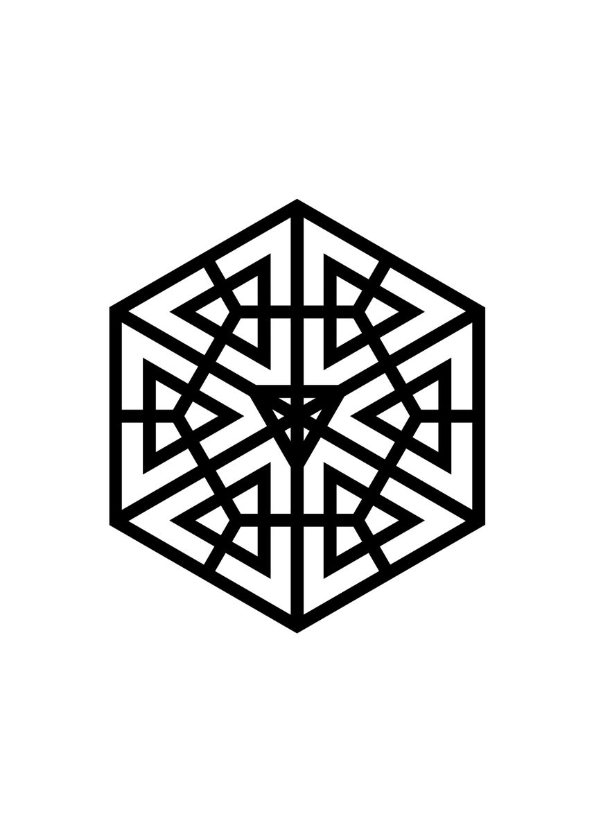 'Magic Glyph Circle Rune' Poster by Holy Rock Design | Displate