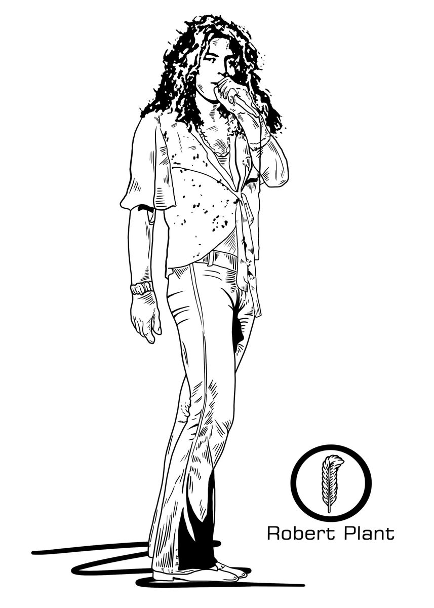 'Singer' Poster by Black Sketch | Displate