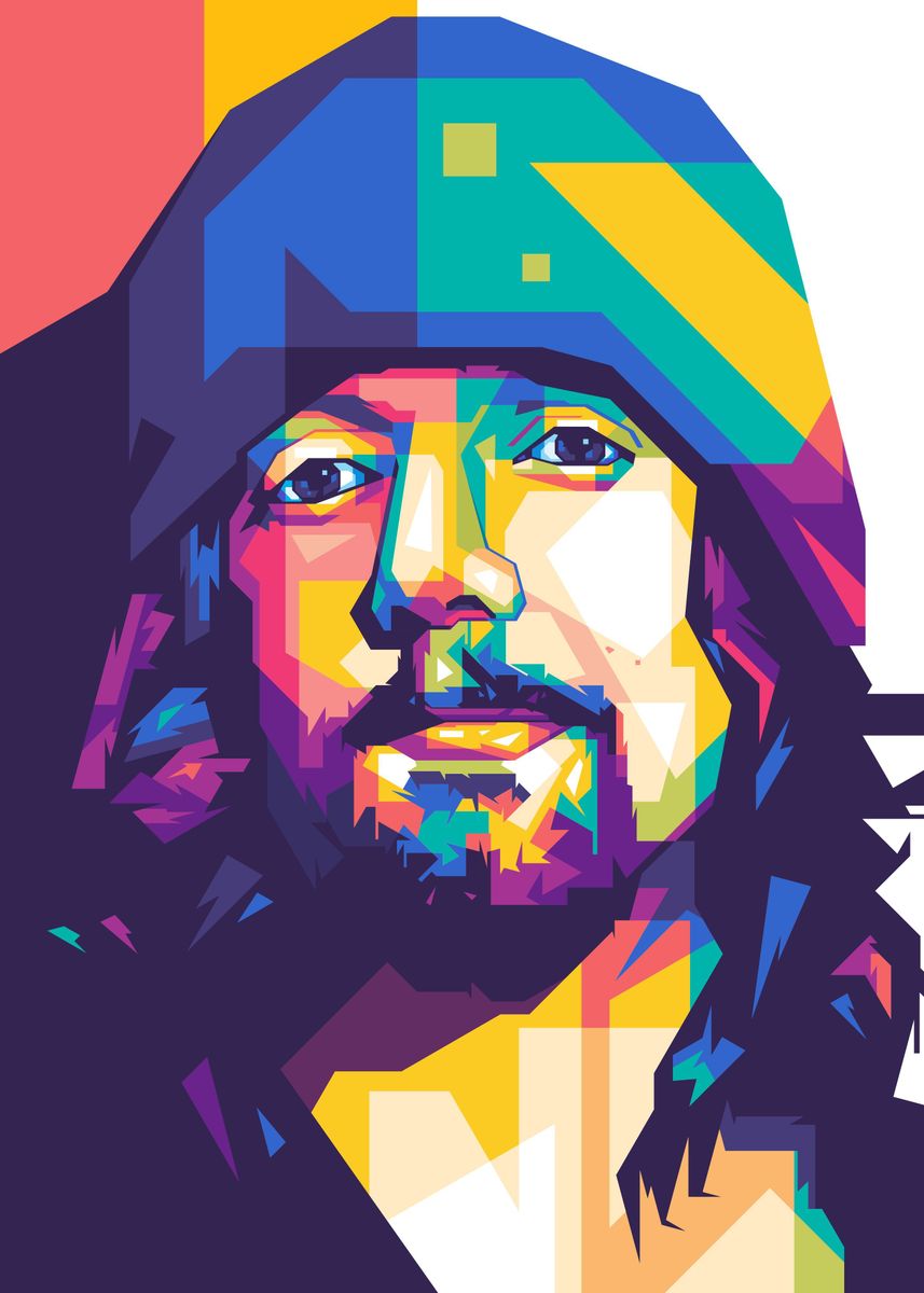 'Jason Mraz WPAP PopArt' Poster, picture, metal print, paint by Rizky ...