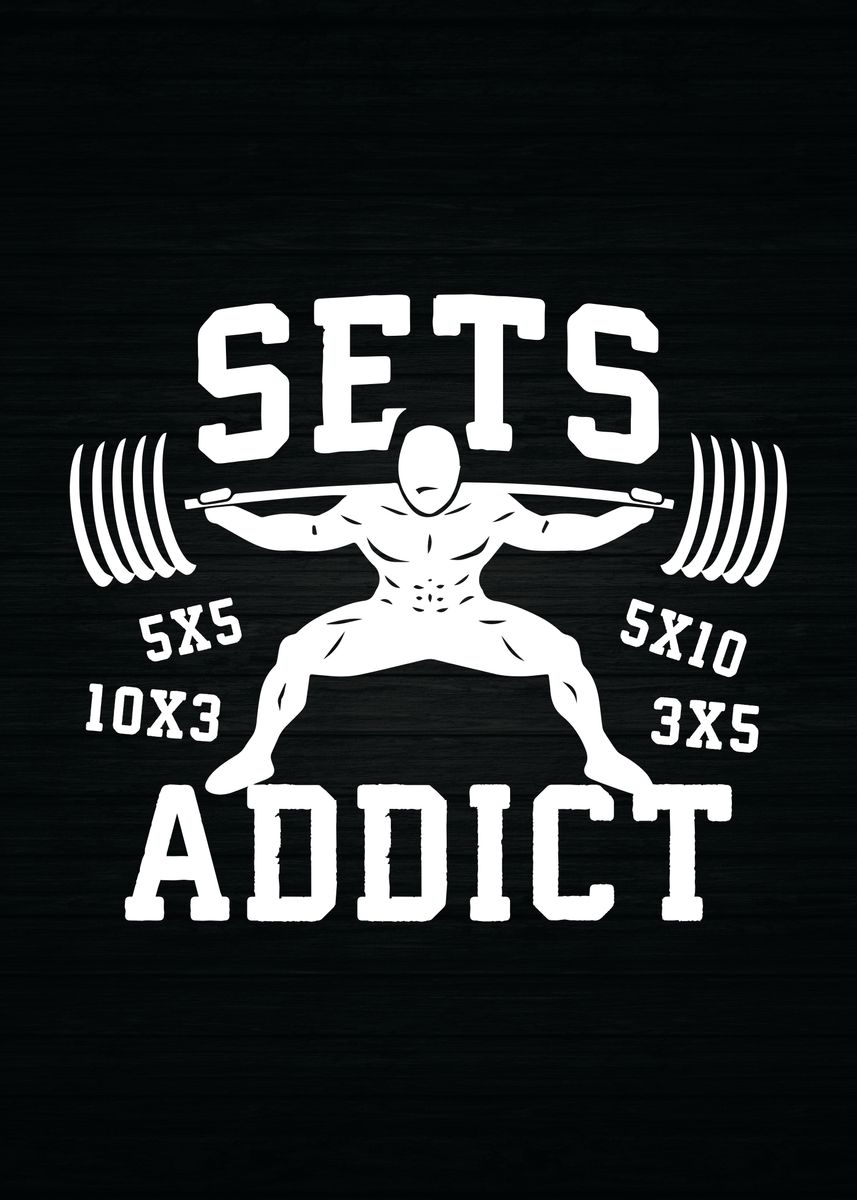 'Sets Addict' Poster, picture, metal print, paint by CHAN | Displate