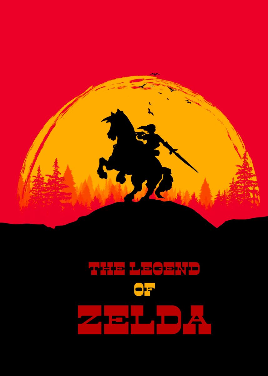 'Zelda' Poster, picture, metal print, paint by UNIKORN | Displate