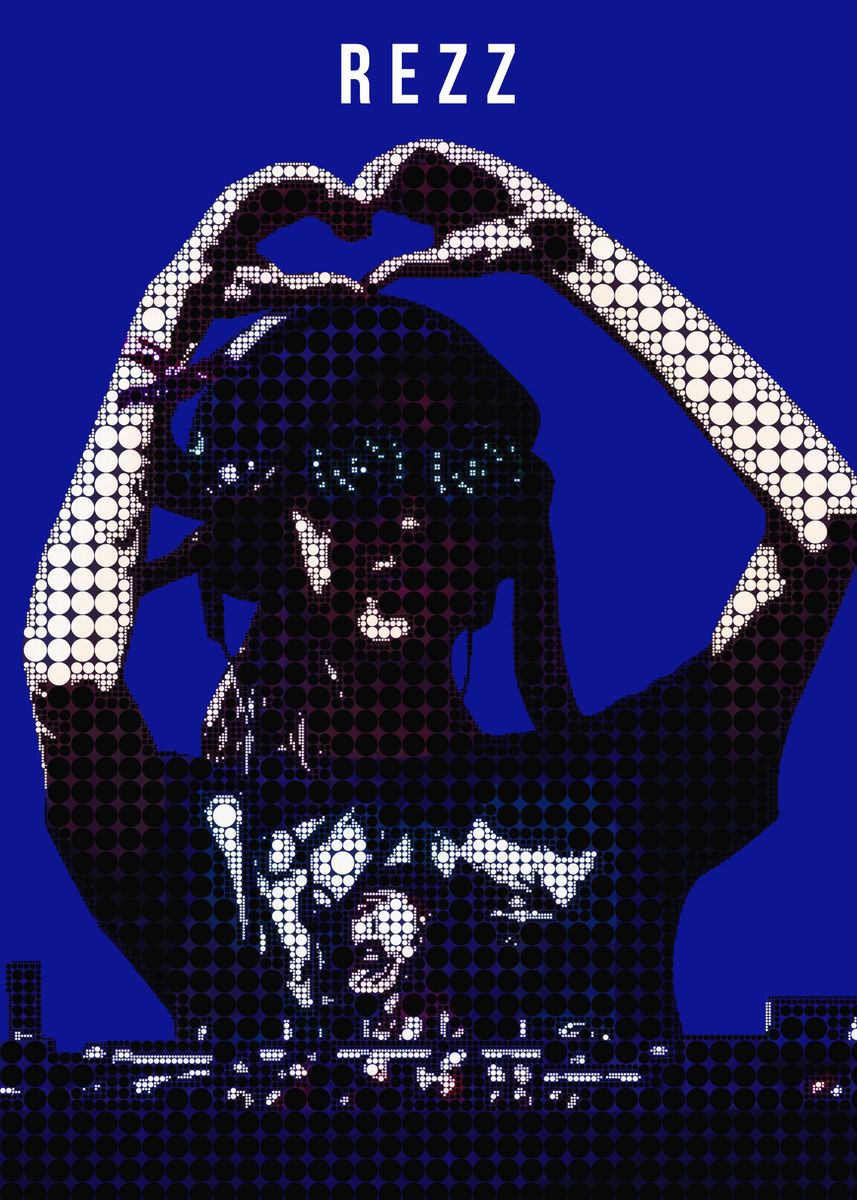 'Dj rezz' Poster by Bestselling Music Posters | Displate