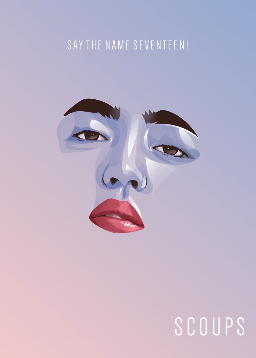 'Svt Scoups' Poster, picture, metal print, paint by ShuaHan | Displate