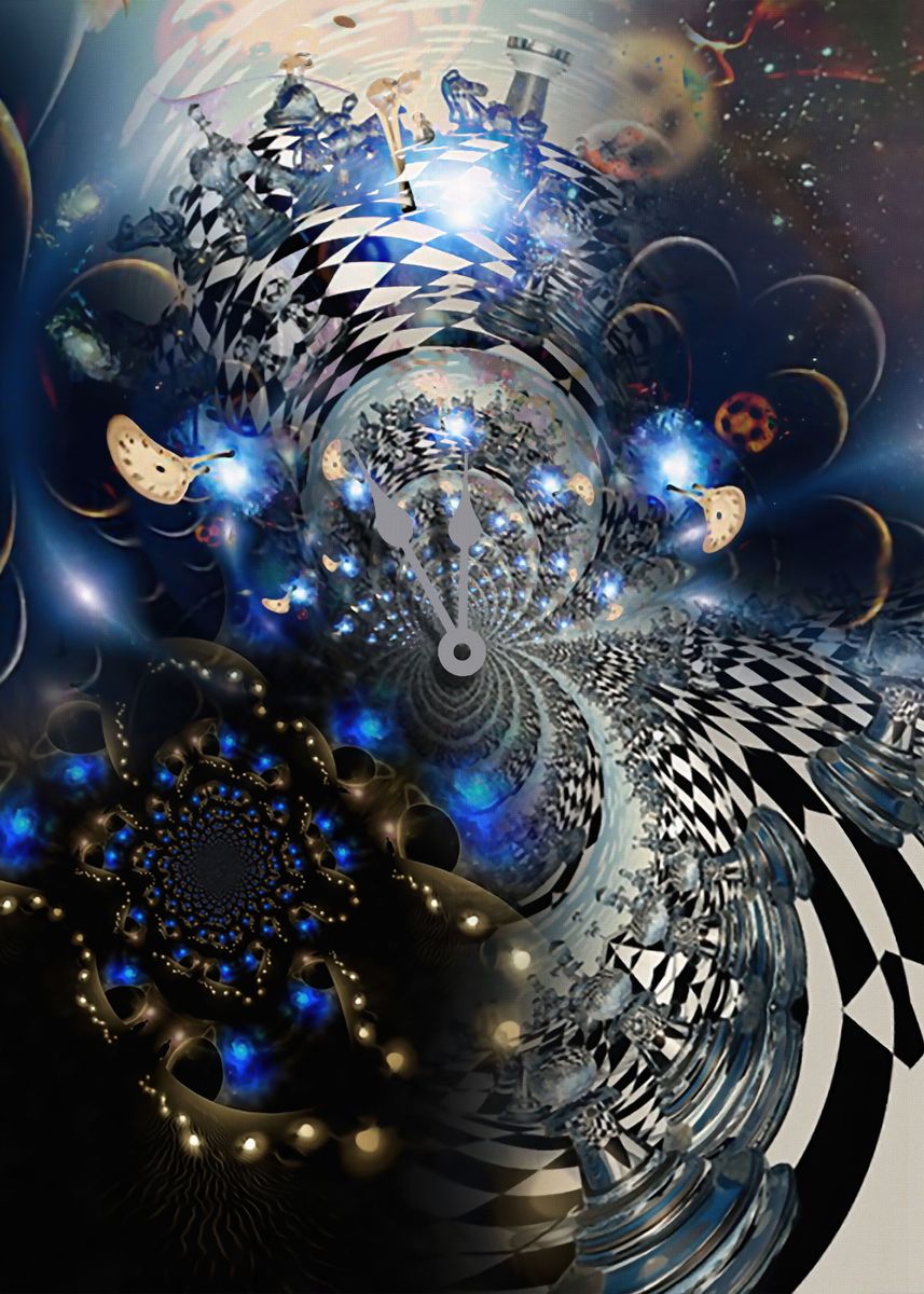 'Walk through time' Poster, picture, metal print, paint by Bruce Rolff ...