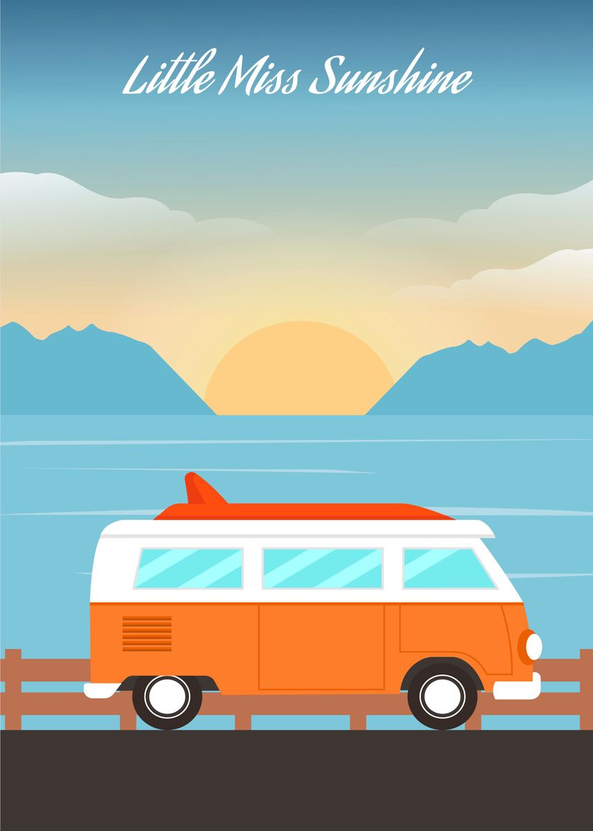 'Little Miss Sunshine' Poster, picture, metal print, paint by Michael I ...