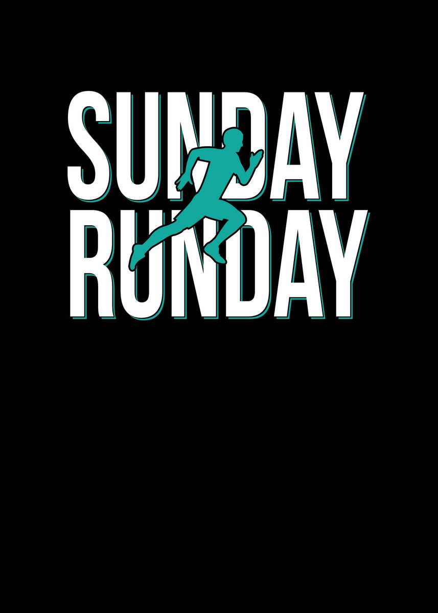 'Sunday Runday Runner' Poster, picture, metal print, paint by bobbyMC ...
