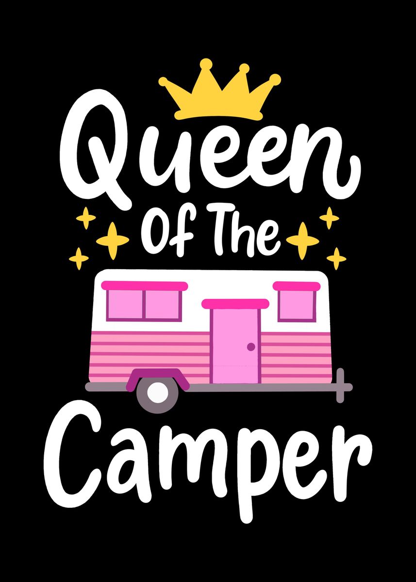 'RV Camping Camper' Poster by Mealla | Displate